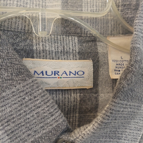 Murano | Shirts | Used Murano Mens Flannel Shirt | Poshmark